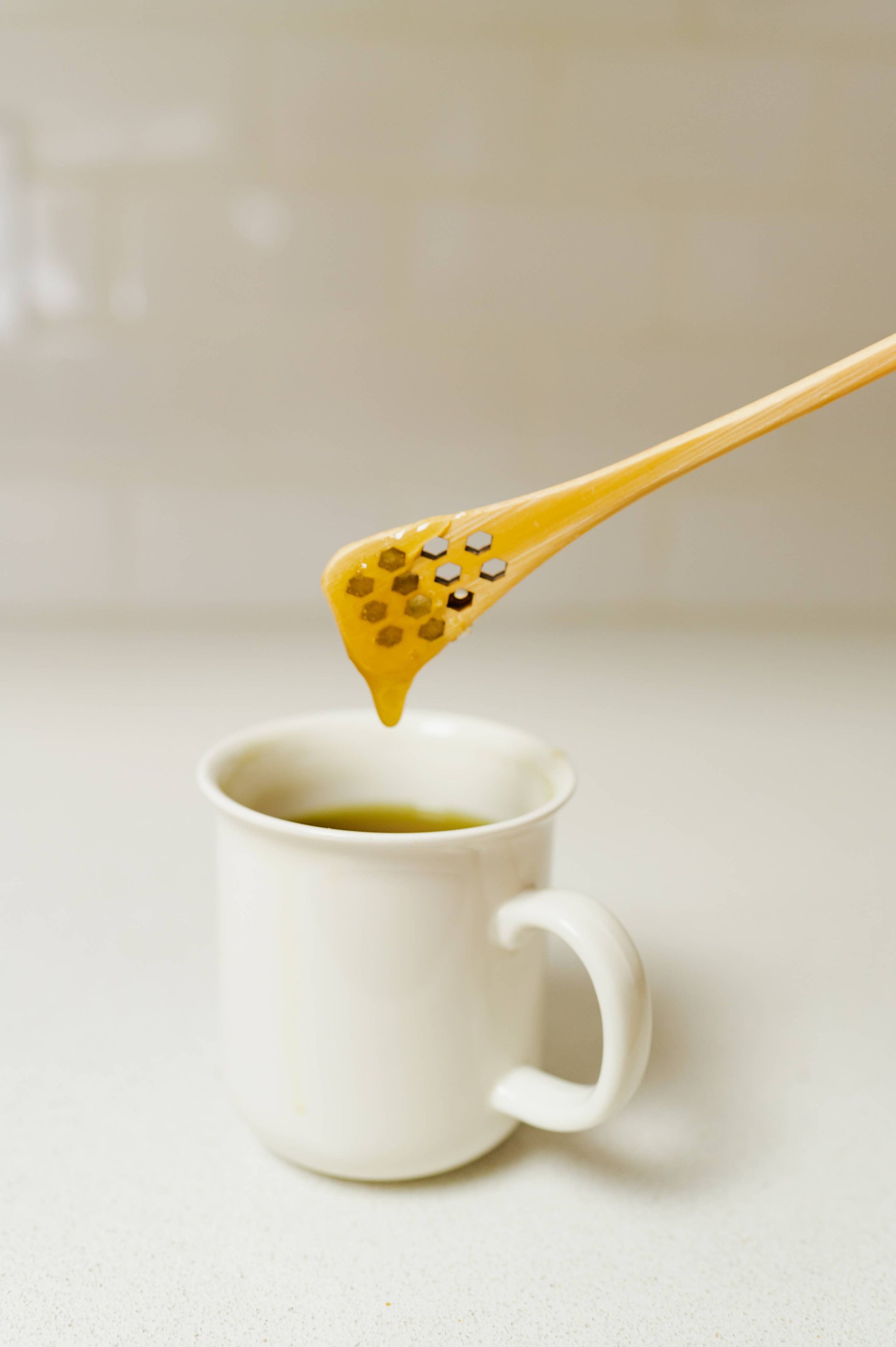 Bamboo Honey Dipper Spoon - Thunder Moon Collective