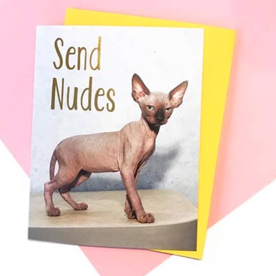 Send Nudes Card - Thunder Moon Collective